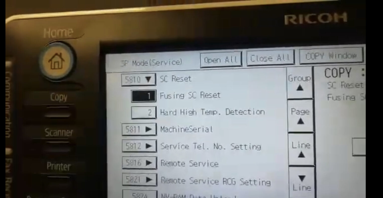 How To Fix Fuser Error Code Sc552 On Ricoh MP C2503 - Tonercom