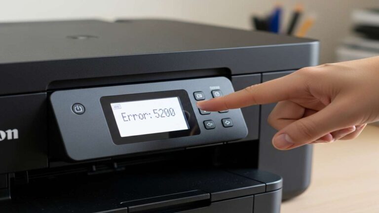 Canon 5200 Error — Step-by-step Fix