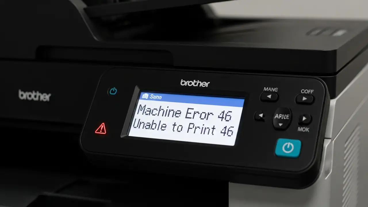 Brother Erreur 46: Fix "Machine Error 46" On Brother MFC